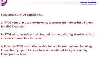 RTOS Basic Concepts | PPT