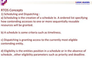 RTOS Basic Concepts | PPT