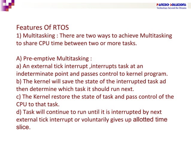 RTOS Basic Concepts | PPT