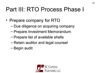 SC Capital Partners RTO | PPT