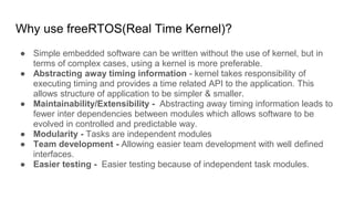 FreeRTOS introduction | PPTX