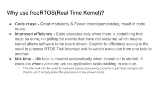 FreeRTOS introduction | PPTX