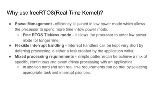 FreeRTOS introduction | PPTX