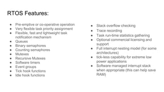 FreeRTOS introduction | PPTX