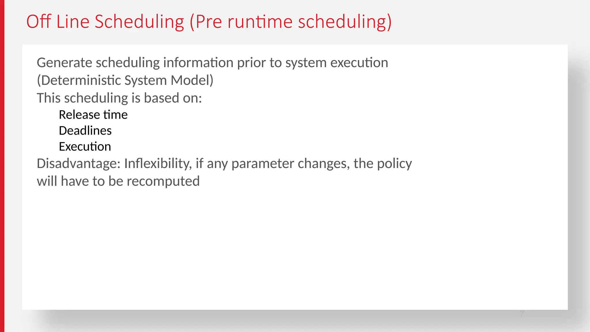 RTOS for Embedded systems and scheduling mechanisms | PPT RTOS for Embedded systems and scheduling mechanisms | PPT