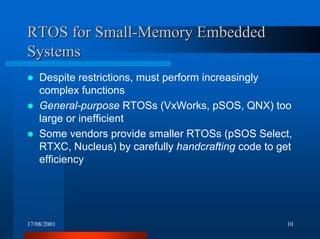 Rtos princples adn case study | PPT