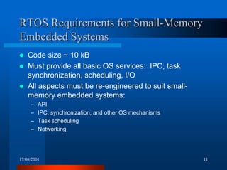 Rtos princples adn case study | PPT