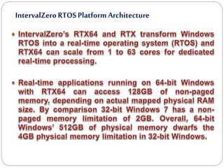 RTOS Real-Time Opertaing System | PPTX