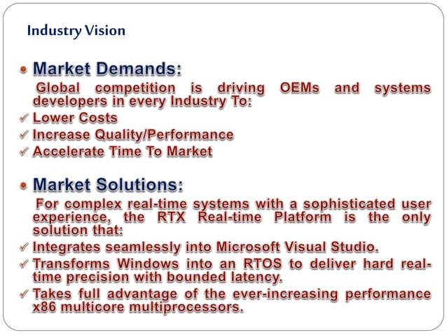 RTOS Real-Time Opertaing System | PPT
