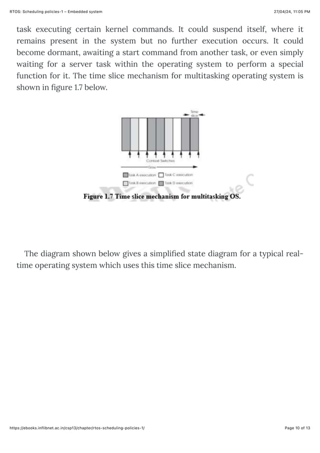 RTOS: Scheduling policies-1 – Embedded system.pdf | Operating Systems | Computer Software and ...