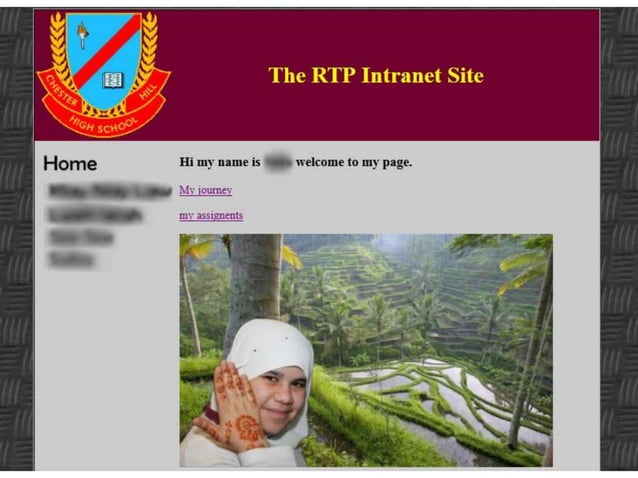 Rtp intranet site | PPTX