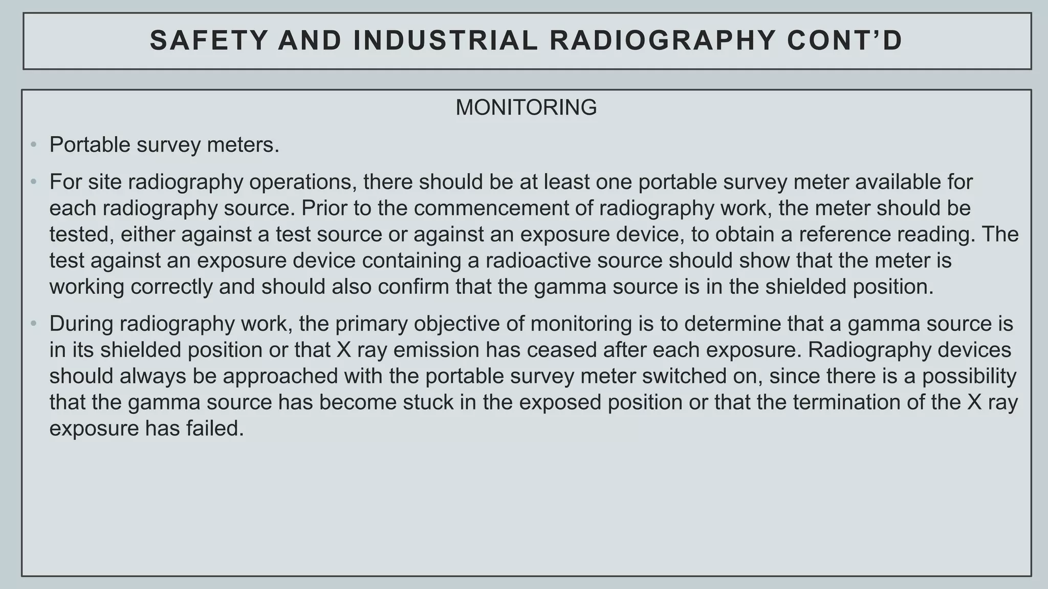 An Overview of Industrial Radiography | PPTX