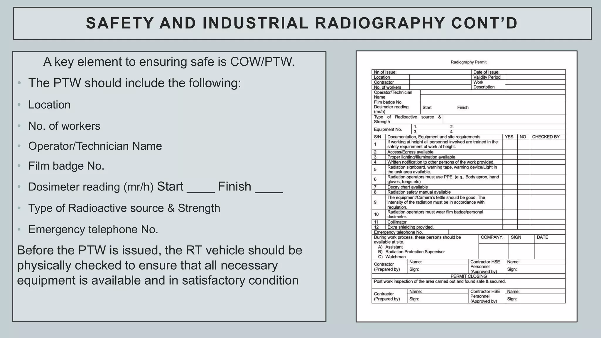 An Overview of Industrial Radiography | PPTX