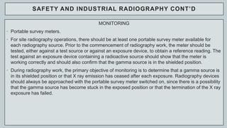 An Overview of Industrial Radiography | PPTX