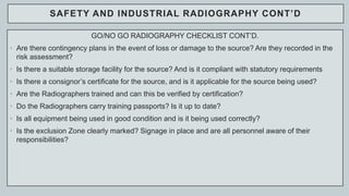 An Overview of Industrial Radiography | PPTX
