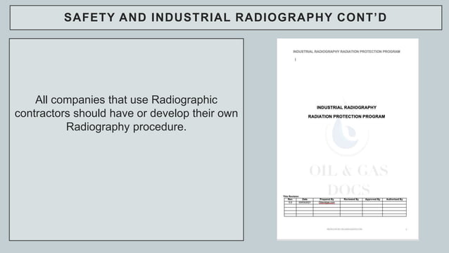 An Overview of Industrial Radiography | PPTX