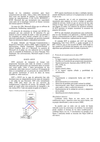 Análisis de los protocolos de tiempo real RTP, RTCP y RTSP | PDF