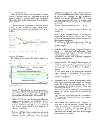 Análisis de los protocolos de tiempo real RTP, RTCP y RTSP | PDF
