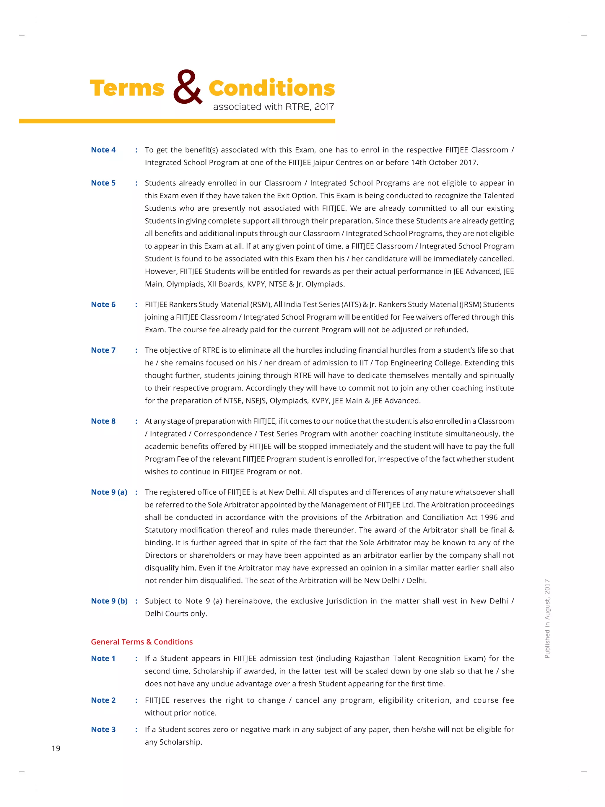 Rajasthan Talent Recognition Exam (RTRE) | PDF