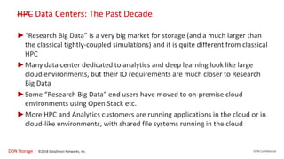 Long Live Posix - HPC Storage and the HPC Datacenter | PDF