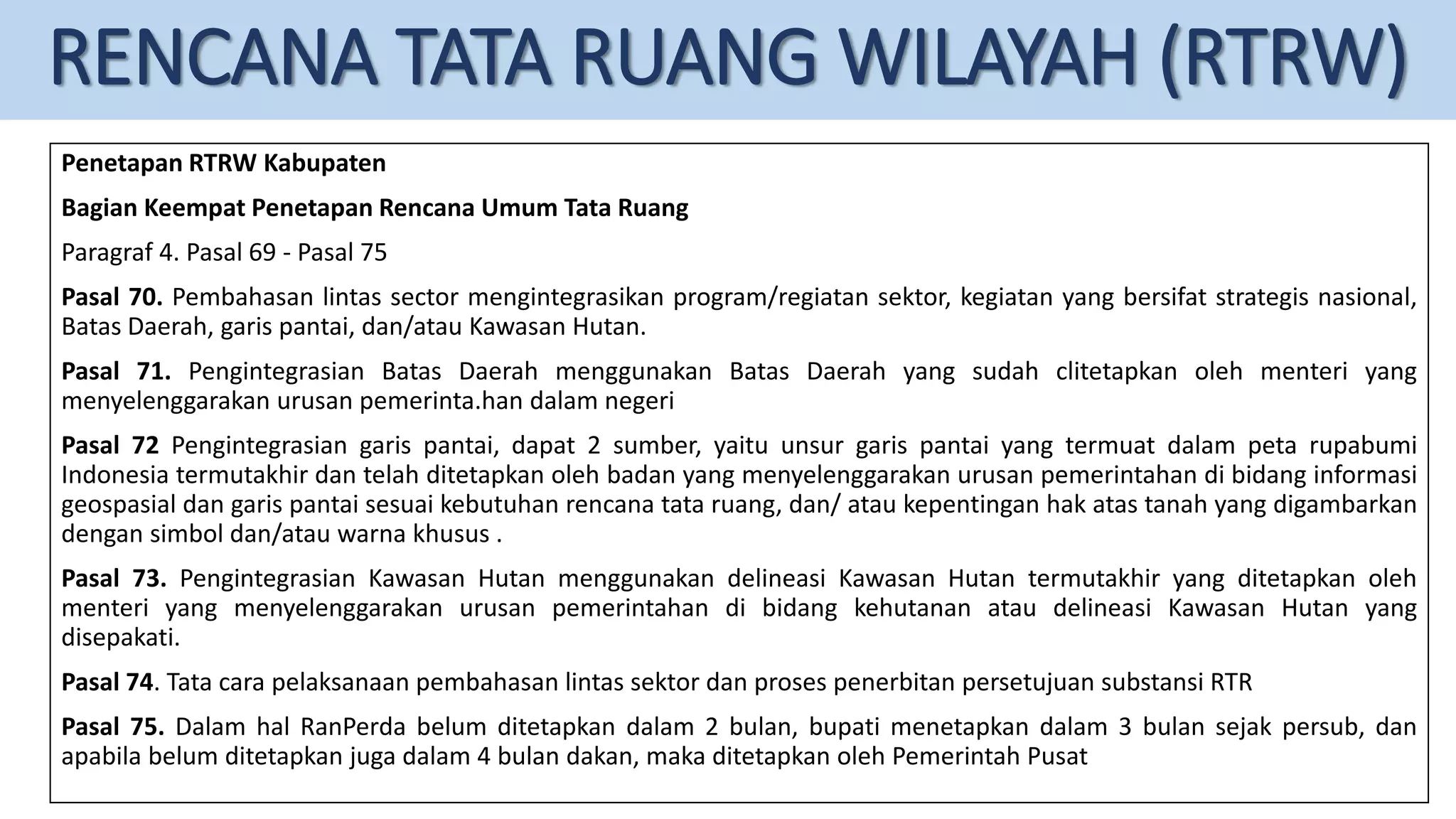 RTRW dan RDTR _ Pasca PP 21 2021 _ Tanah Bumbu.pptx