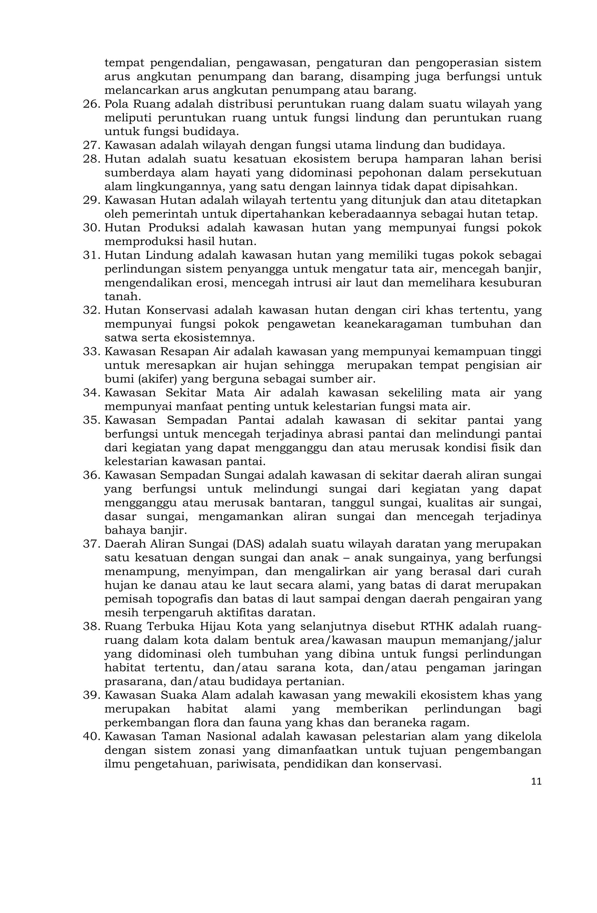 Rencana Tata Ruang Wilayah Kabupaten Lombok Utara | PDF