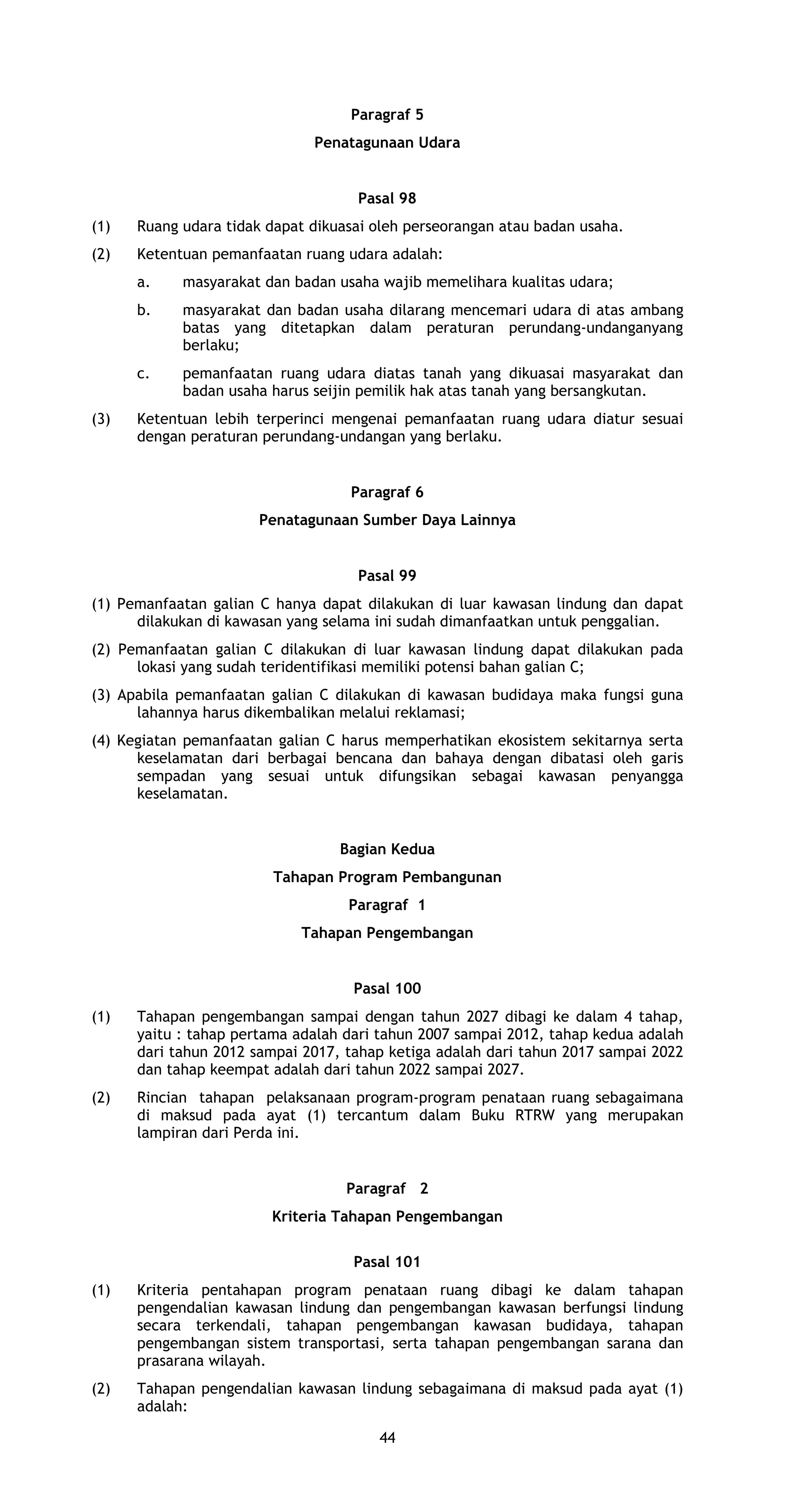 Rencana Tata Ruang Wilayah Kota Bandung | PDF