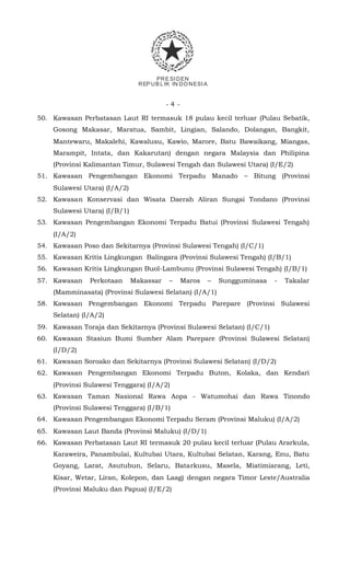Rencana Kawasan Strategis Nasional dalam Rencana Tata Ruang Wilayah ...