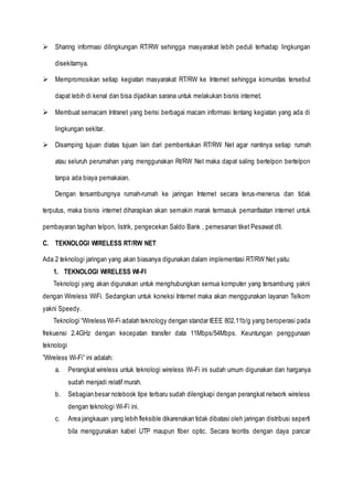 Rt rw net rani | PDF