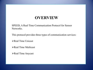 Speed: A Realtime Protocol | PPT