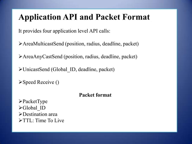 Speed: A Realtime Protocol | PPT