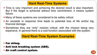 Concepts of Real time Systems (RTS) | PDF