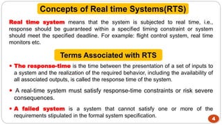 Concepts of Real time Systems (RTS) | PDF