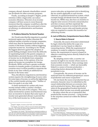 Territorial Tax Systems: Motivations and Key Considerations For ...