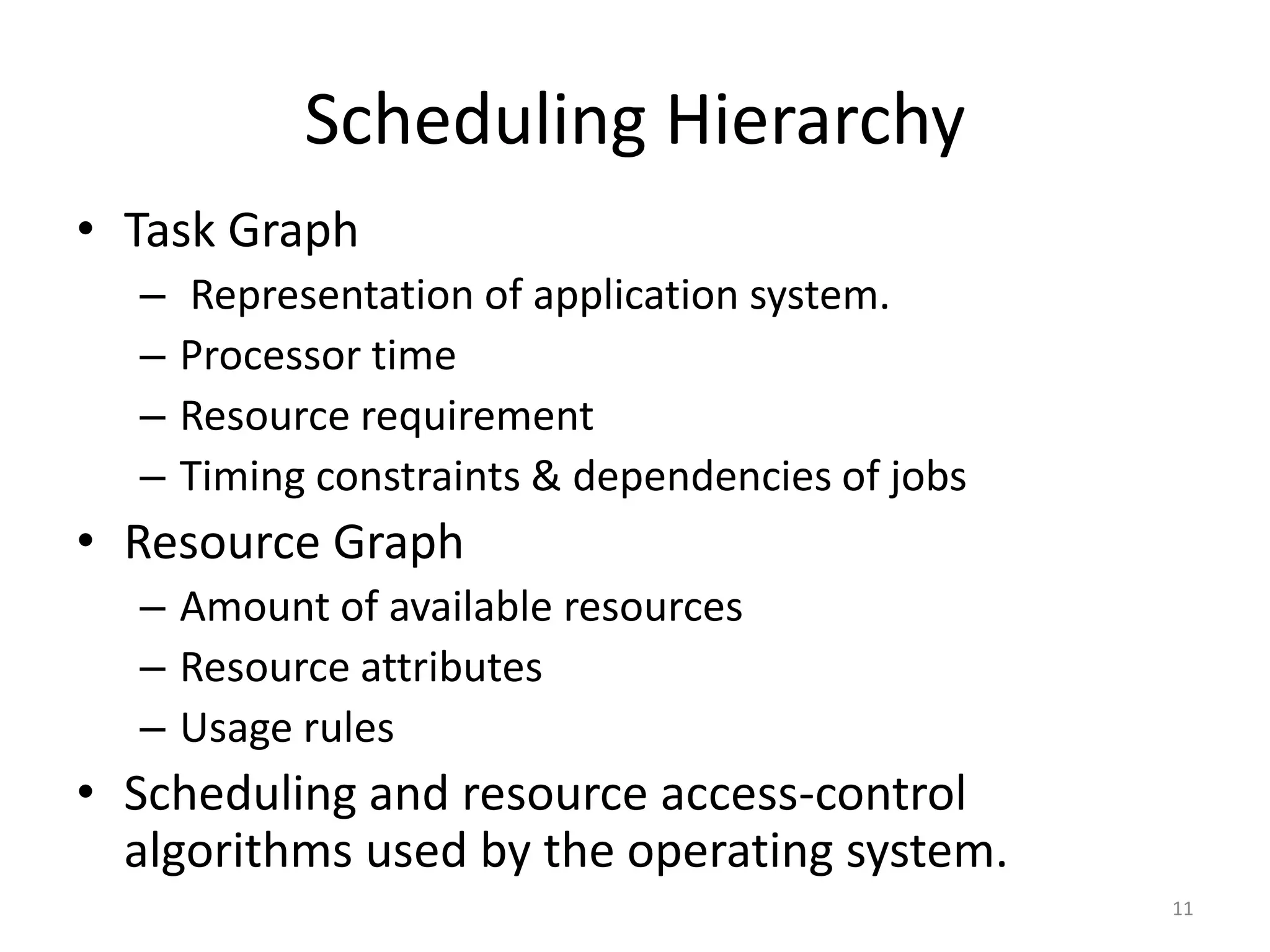 Functional Parameter And Scheduling Hierarchy Real Time System Ppt