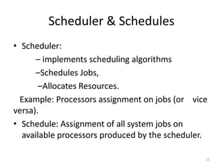 Functional Parameter & Scheduling Hierarchy | Real Time System | PPTX
