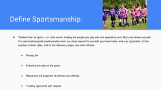 Sportsmanship | PPT