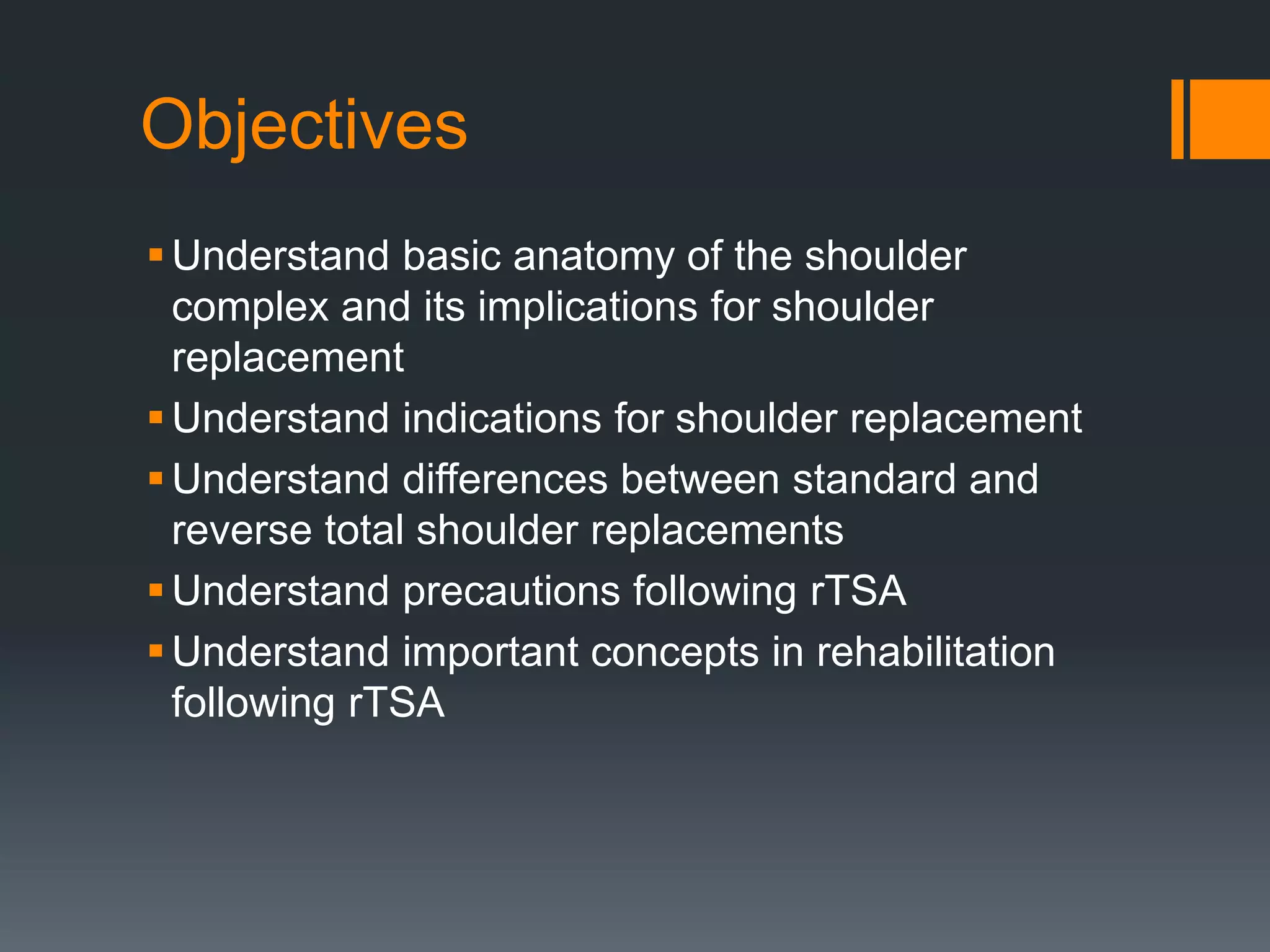 Reverse Total Shoulder Replacement: Anatomy, Rehabilitation, and ...