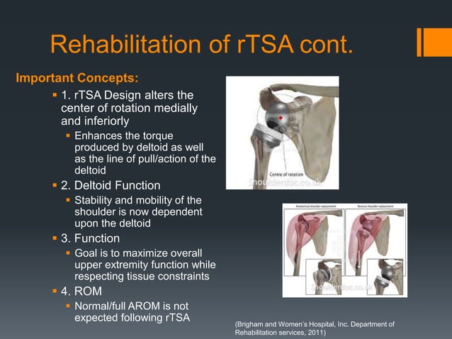 Reverse Total Shoulder Replacement: Anatomy, Rehabilitation, and ...