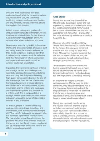 The route to success in end of life care - achieving quality in ...