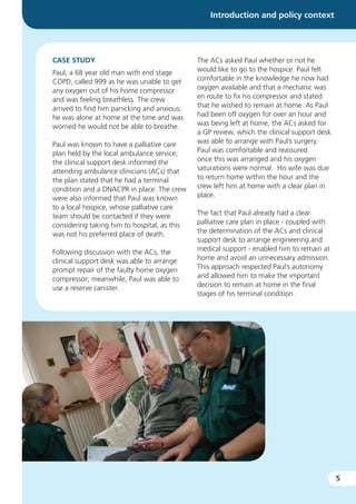 The route to success in end of life care - achieving quality in ...