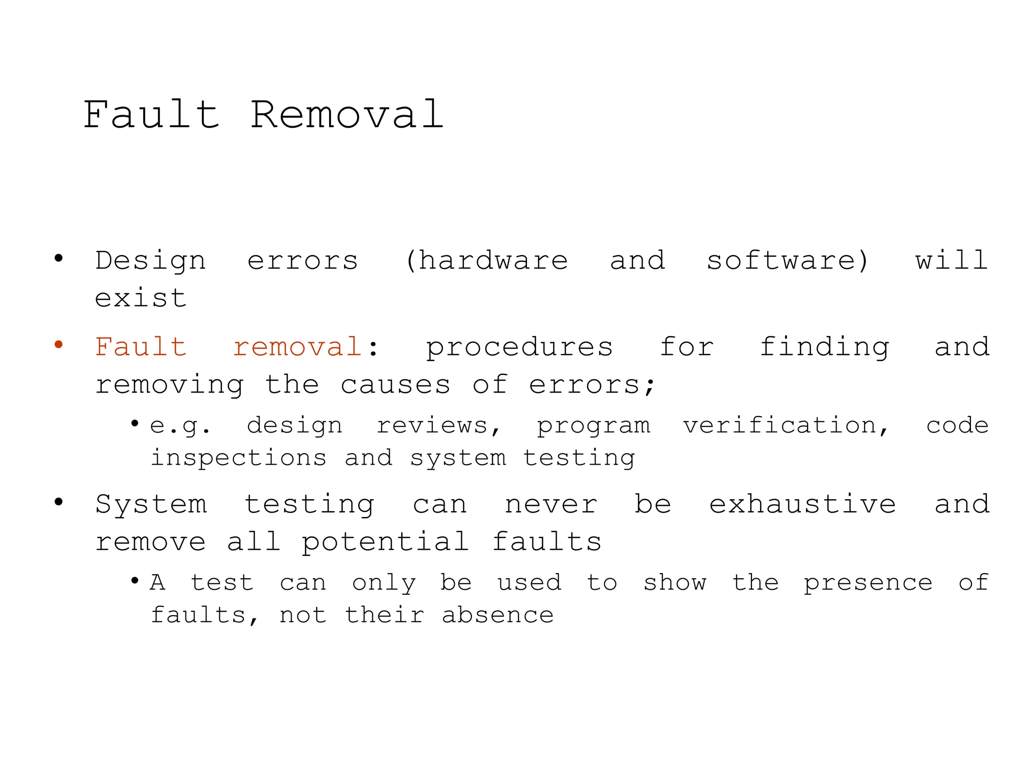 RTS fault tolerance, Reliability evaluation | PPTX