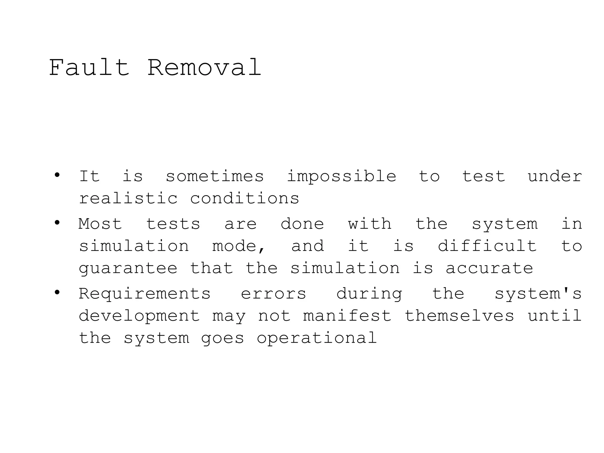 RTS fault tolerance, Reliability evaluation | PPTX