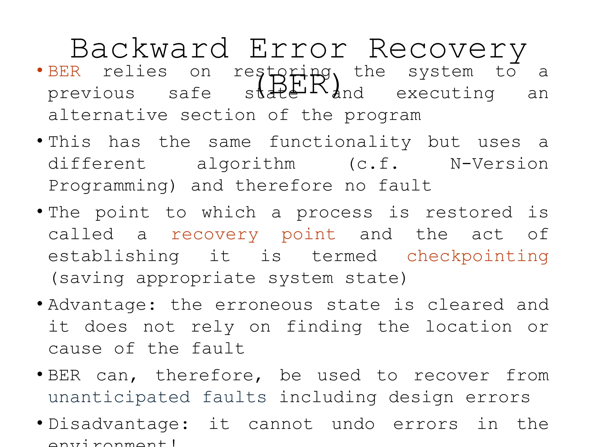 RTS fault tolerance, Reliability evaluation | PPTX