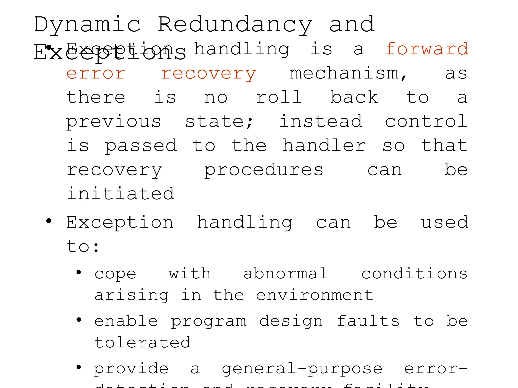 RTS fault tolerance, Reliability evaluation | PPTX