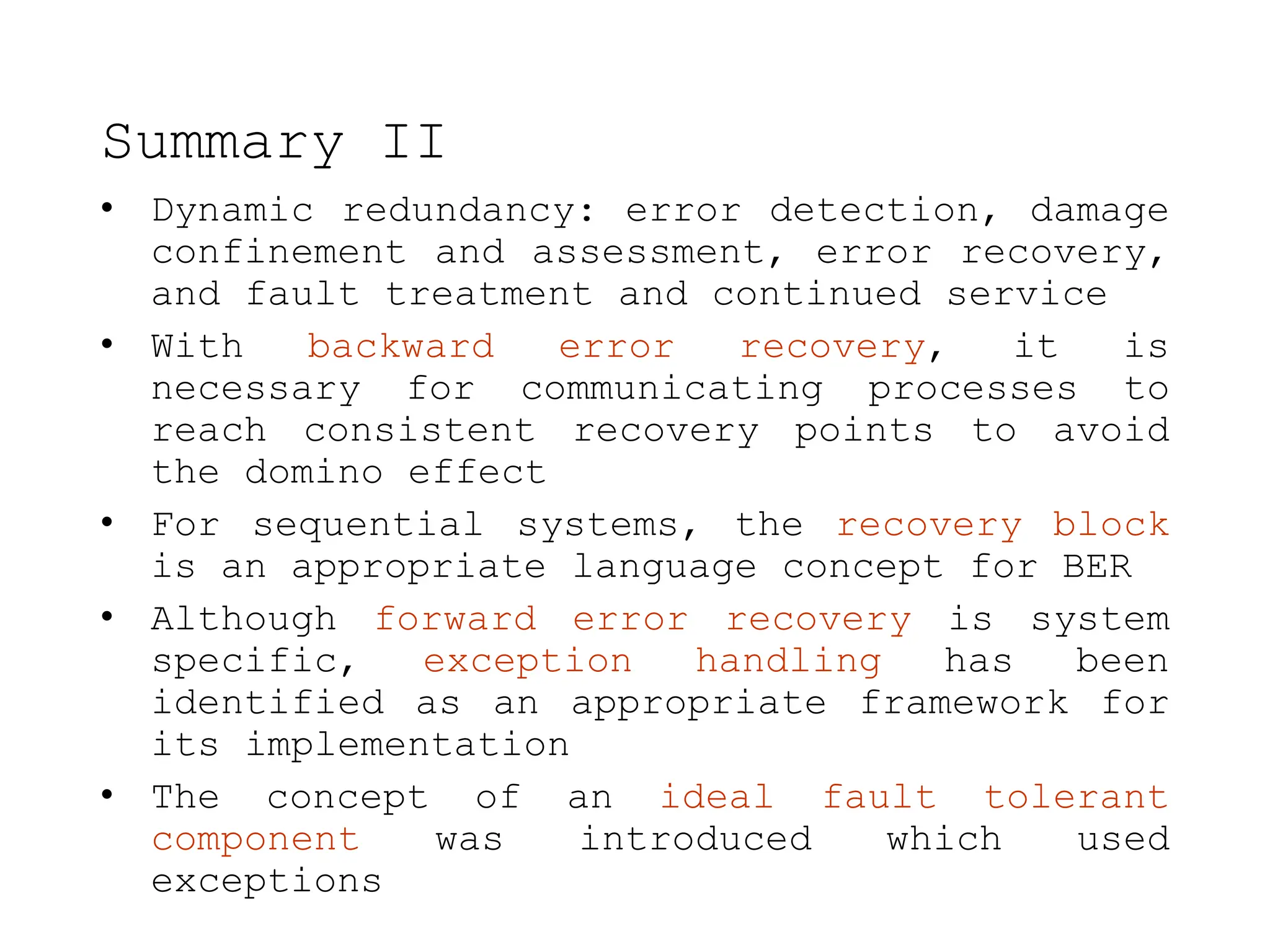 RTS fault tolerance, Reliability evaluation | PPTX