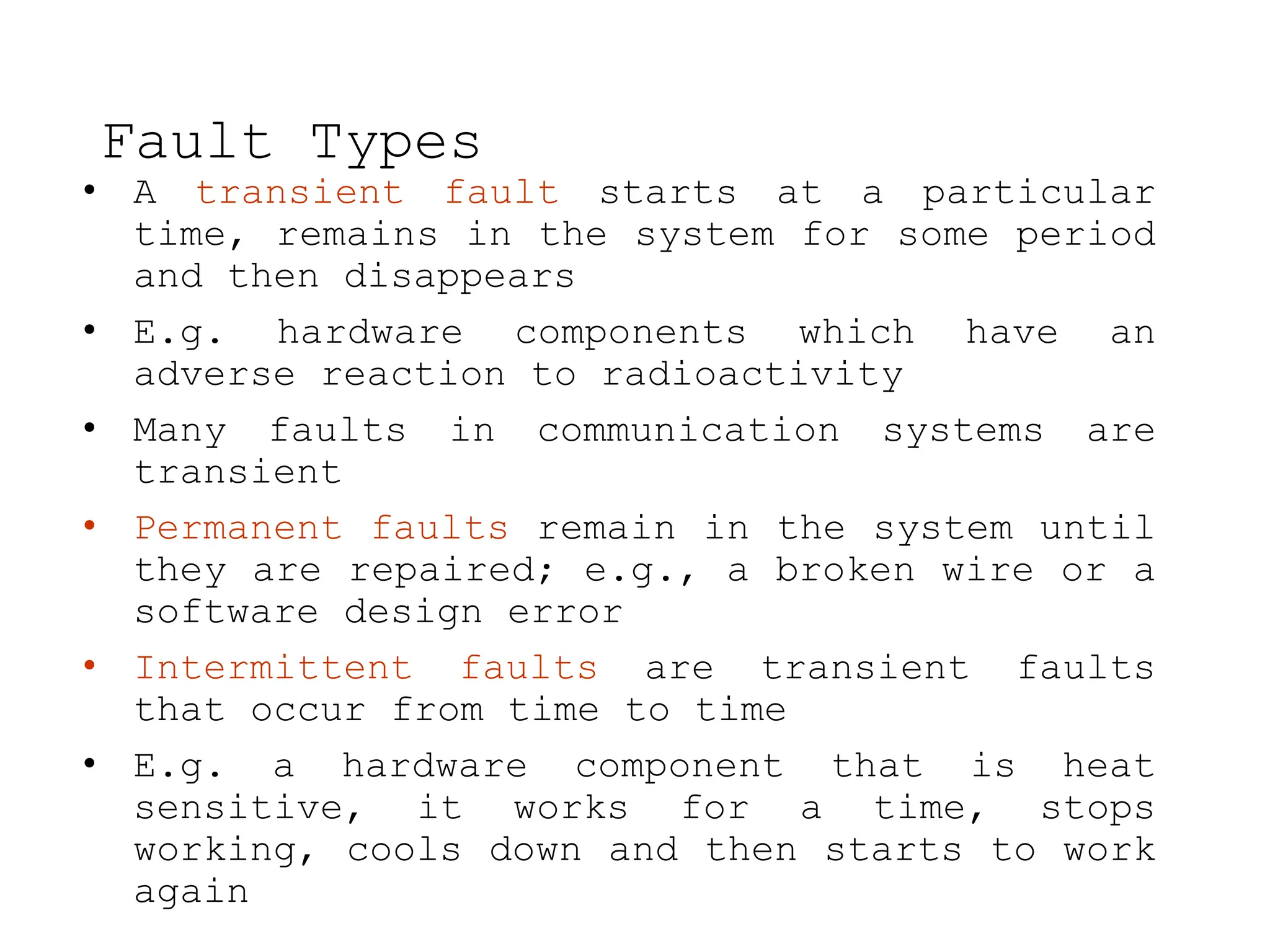 RTS fault tolerance, Reliability evaluation | PPTX