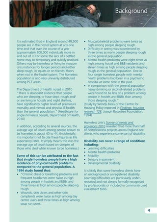 End of life care - achieving quality in hostels and for homeless people ...