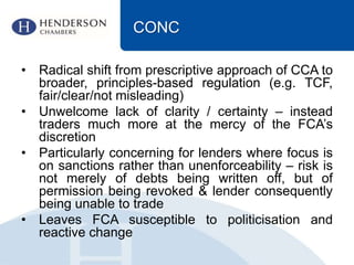 Authorisation under the new Consumer Credit regime | PPT