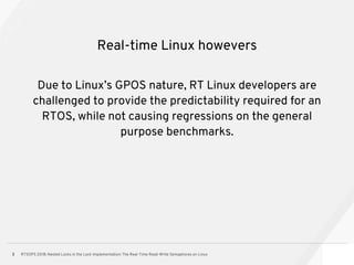 Nested Locks in the Lock Implementation: The Real-Time Read-Write Semaphores on Linu | PPT